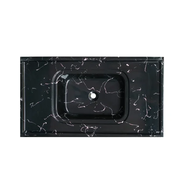 Pia de Mármore Sintético - Linha 0,55 com frontal - Fibromar